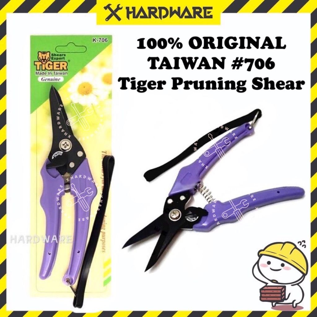 Original Tiger pruning shear K-706 Original Taiwan tiger pruning shear ...