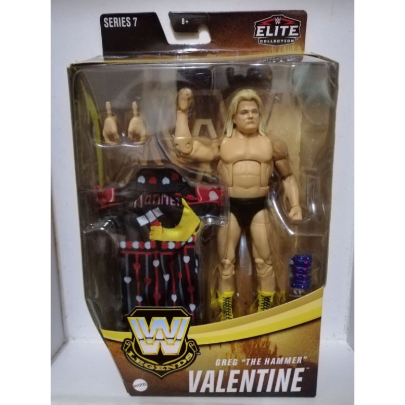 Mattel WWE Elite Legends Series 7 Greg "The Hammer" Valentine Wrestling ...