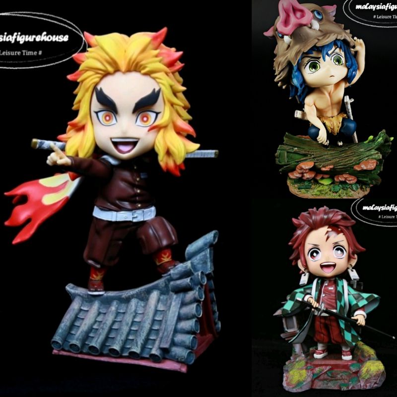 🔥READY STOCK🔥18CM DEMON SLAYER SD KYOJURO RENGOKU KAMADO TANJIRO ...