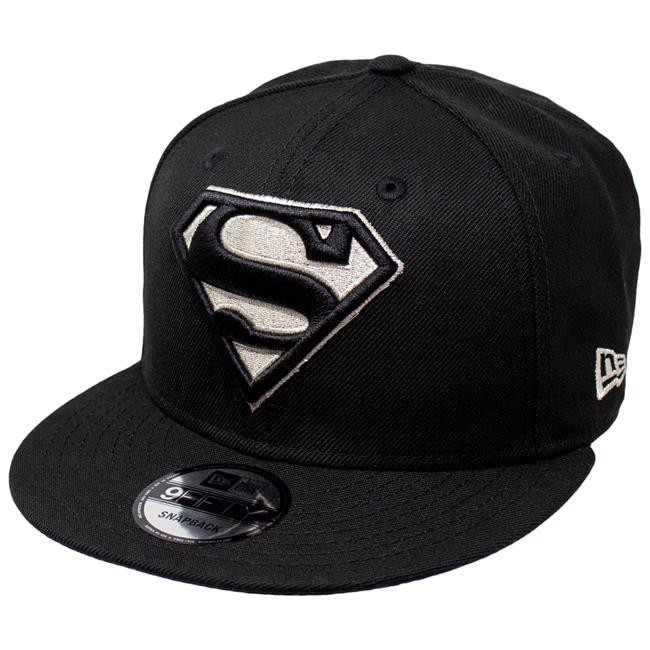 OFFICIAL NEW ERA DC COMICS SUPERMAN SILVER LOGO 9FIFTY ADJUSTABLE ...