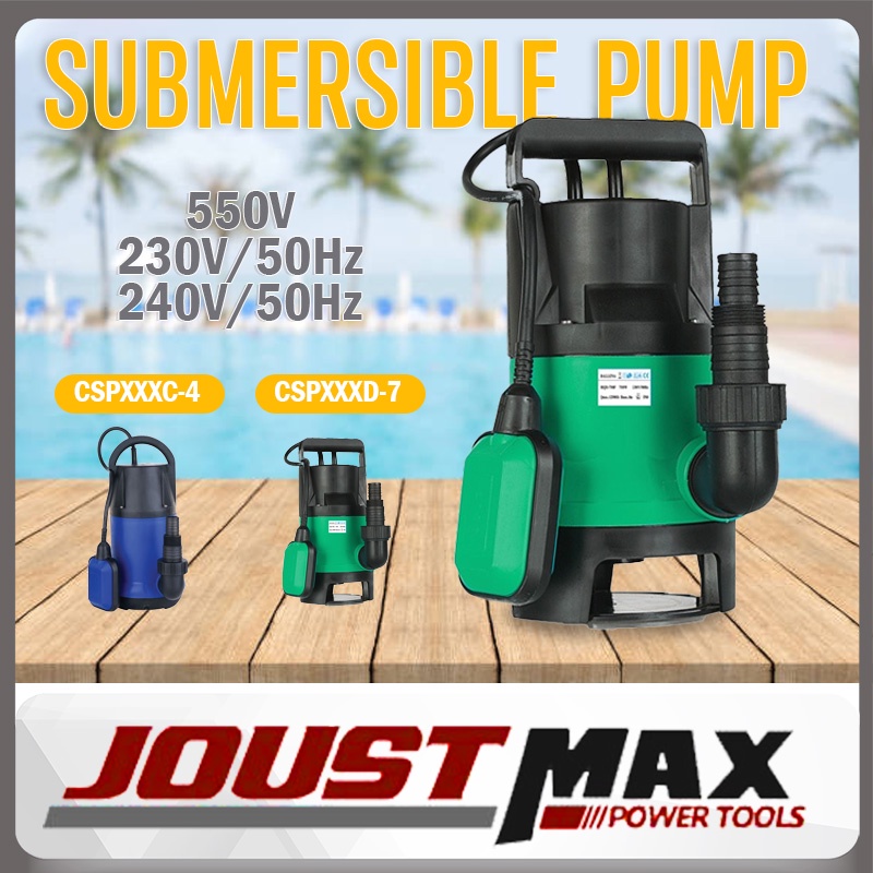 230V/240V Automatic Submersible Water Pump with Float Switch for Garden ...