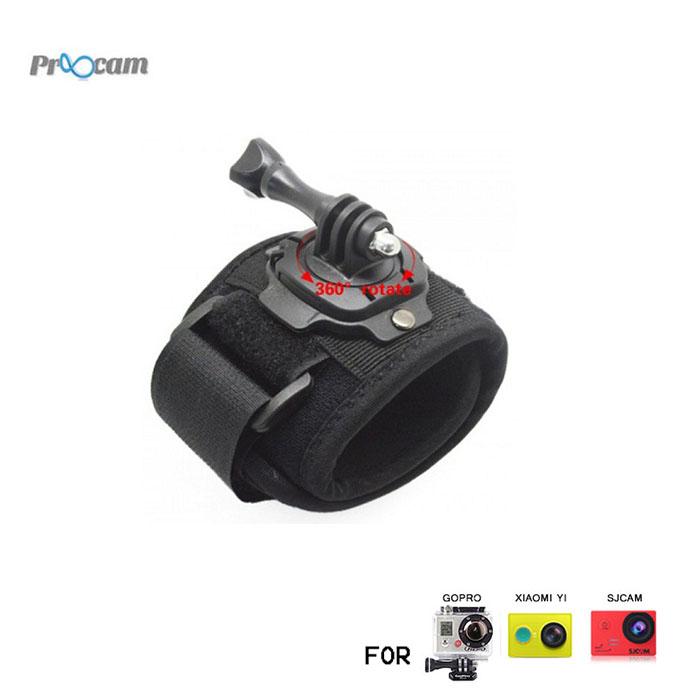 Proocam Pro-J128 360-degree rotation Hand strap Wrist Mount f/Gopro ...