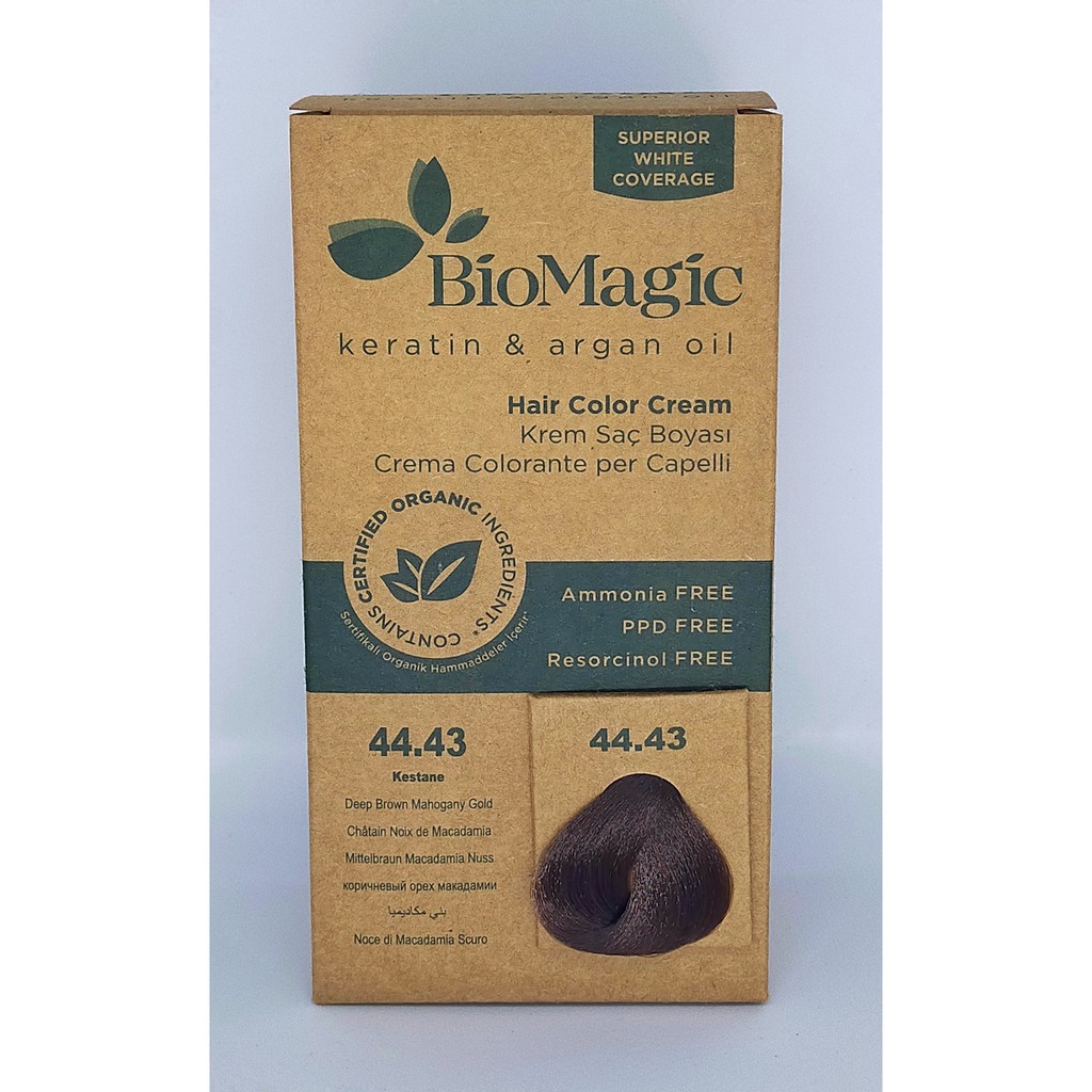 Organic Hair Dye Biomagic Hair Colour Cream | Shopee Malaysia