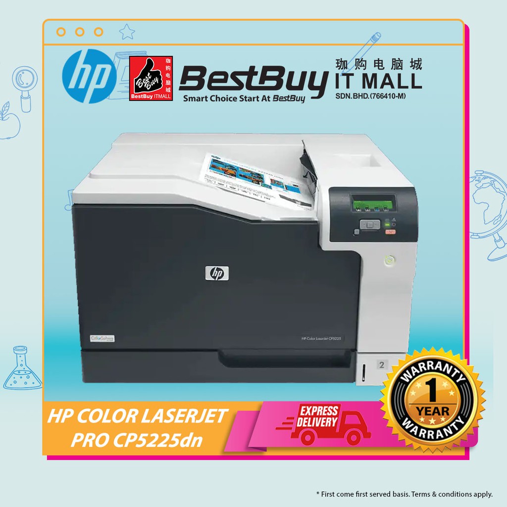 HP Color Laserjet Pro Printer CP5225DN | Shopee Malaysia