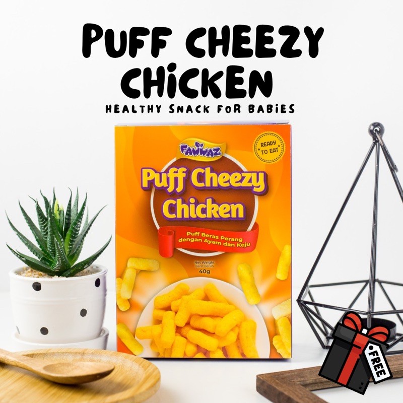 🎁 [🔥 READY STOCK 🔥] FAWWAZ : PUFF CHEEZY CHICKEN blw finger food snack ...