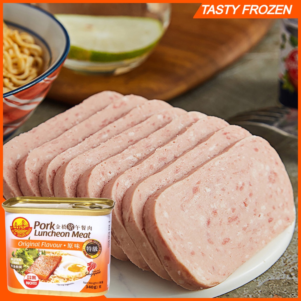 [TASTY FROZEN] Golden Bridge Pork Luncheon Meat 金桥猪午餐肉 (340g) | Shopee ...