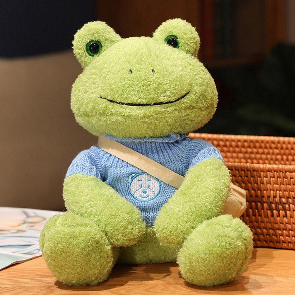 FISHSTICK Dressing Frog Plush Toy Kids Toys Children Gift Bag Pendant ...