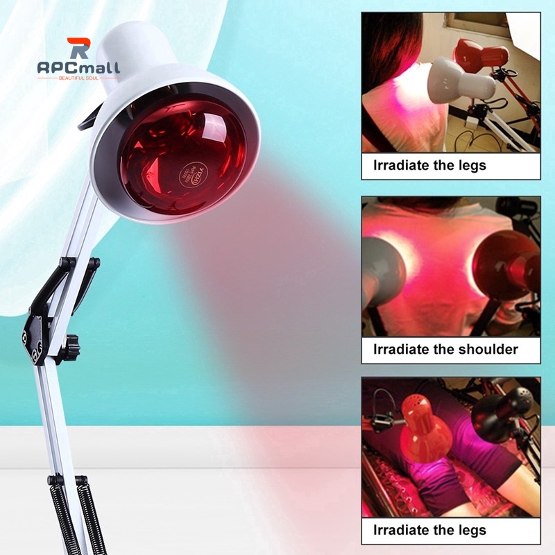 220V Desktop Electric Infrared Light Heating Therapy Lamp Physiotherapy ...