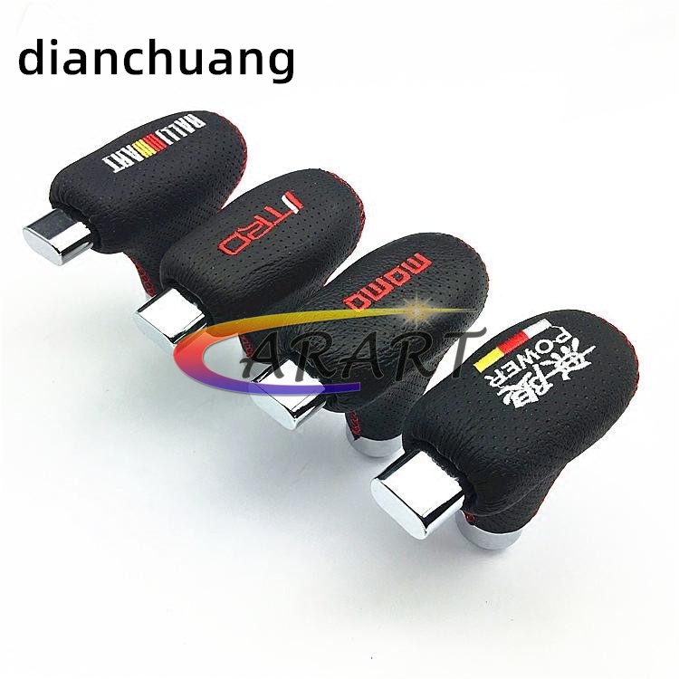 Car Styling Gear Shift Knob Modified Leather Universal Auto Gear Head ...