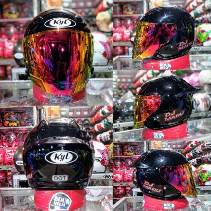 Kyt DJ MARU solid handsome package NEWEST KYT DJ MARU HELMET-KYT DJ ...