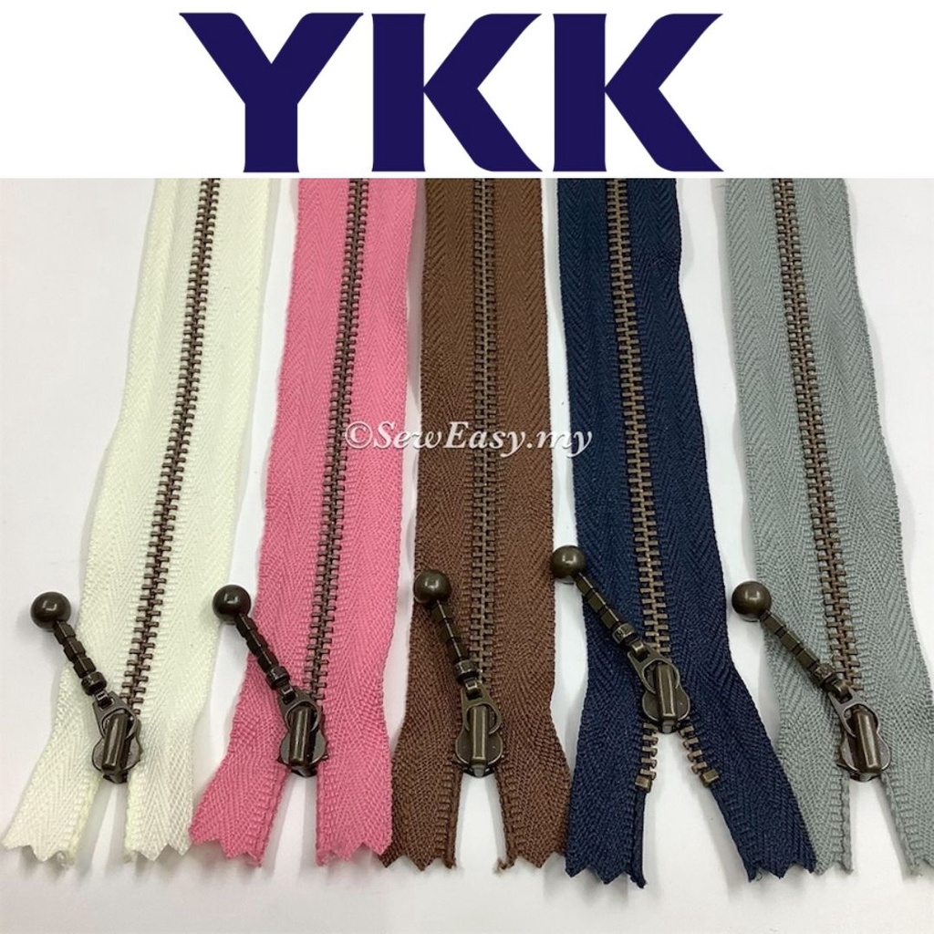 YKK Fancy Zipper (Besi) 8", 10", 12", 14" & 16" Limited Edition ...