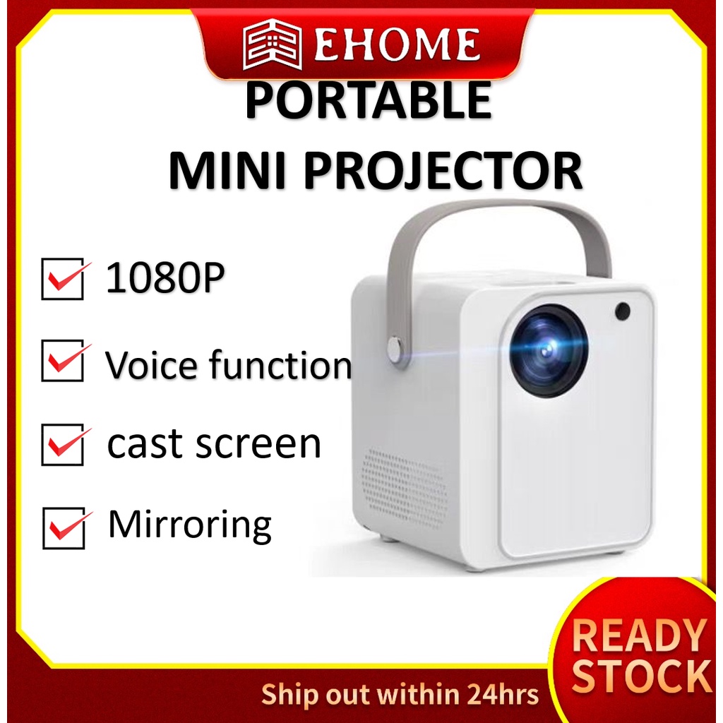 2024 new model HD Portable mini Projector support Full HD 4k WIFI LCD ...