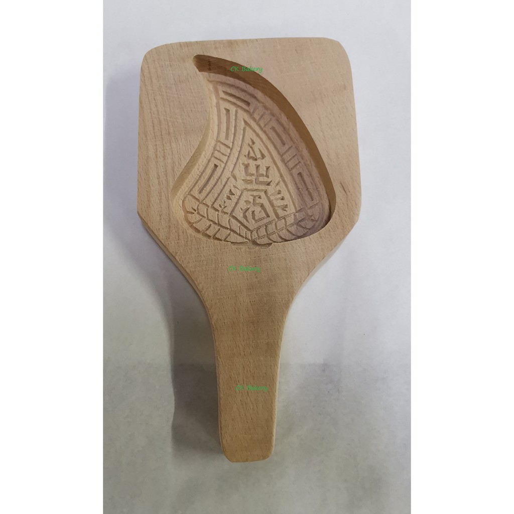 Wooden handle life word peach pao ang ku kuih Handmade Soap Mold ...