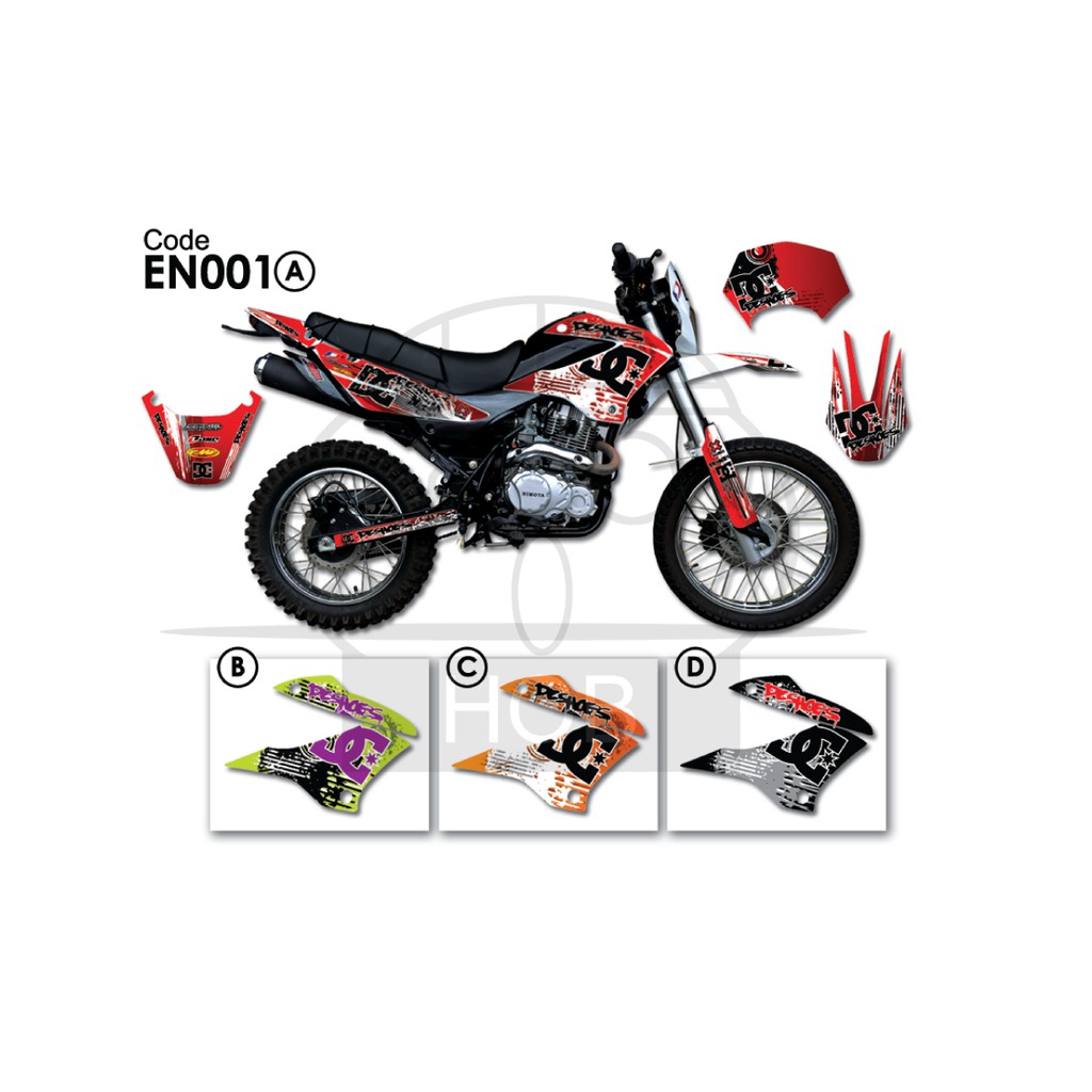 NIMOTA Ranger X 150 X150 Scrambler Sticker Stiker - Stripe Strike ...