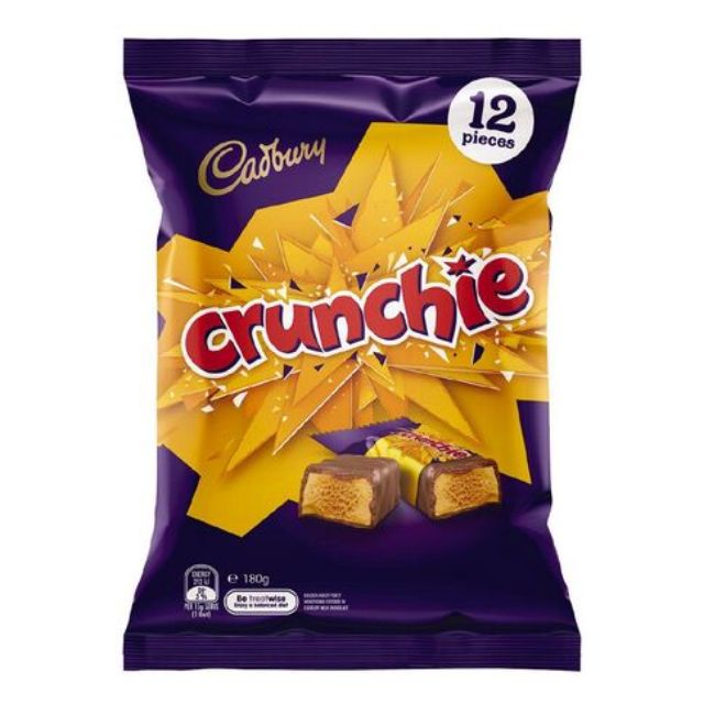 Cadbury Chocolate Crunchie 12pcs/pack | Shopee Malaysia
