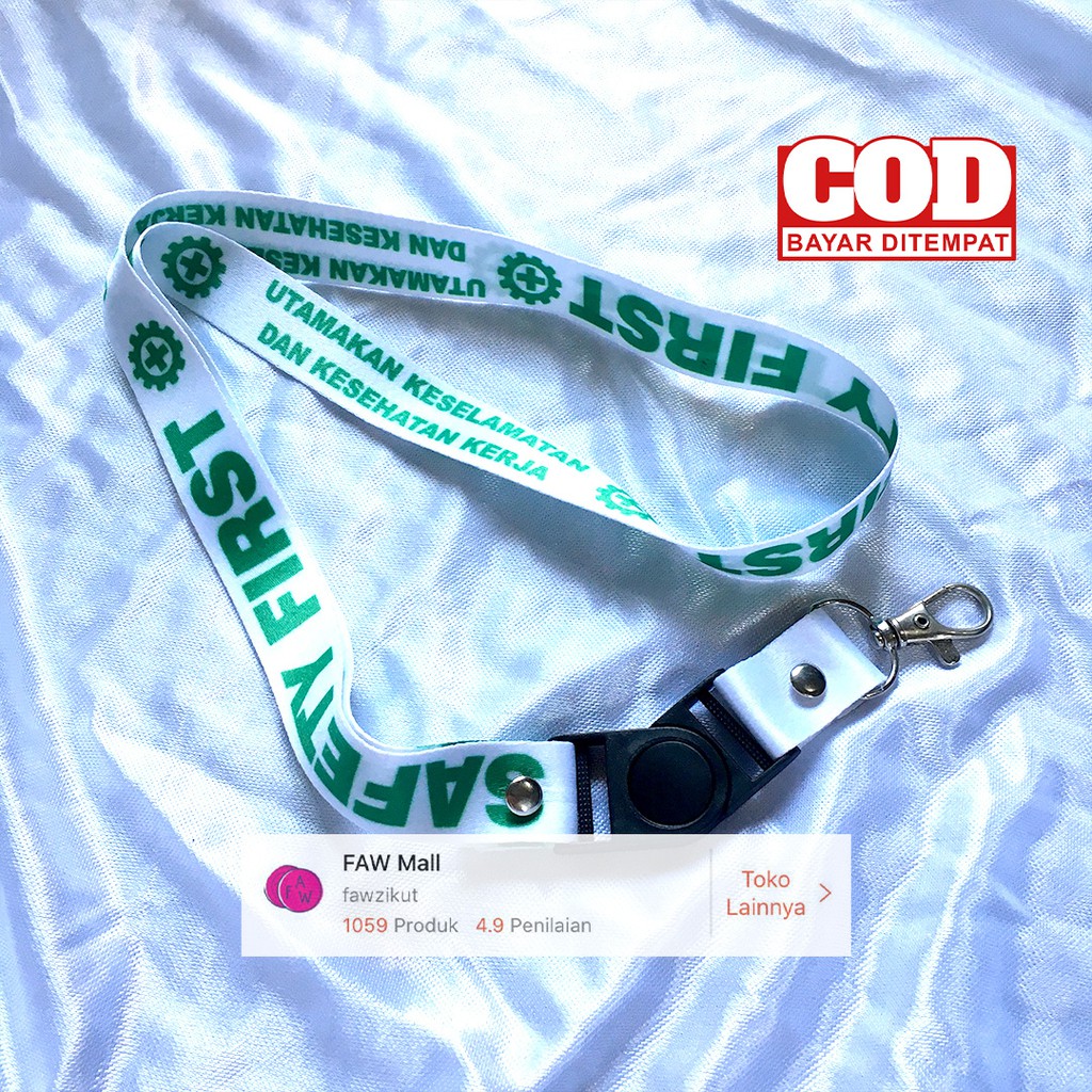 Safety First ID Card Strap / Landyard K3 Project Strap | Shopee Malaysia