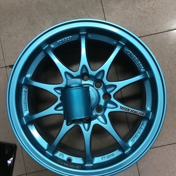 AIKKA TE37 AK200059 HYPER GREEN SPORT RIM COLOUR 2K AUTOMOTIVE CAR ...