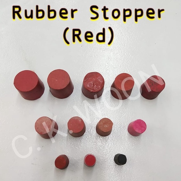 1PCS RUBBER STOPPER (RED) / 橡胶塞 / STOPPER GETAH | Shopee Malaysia