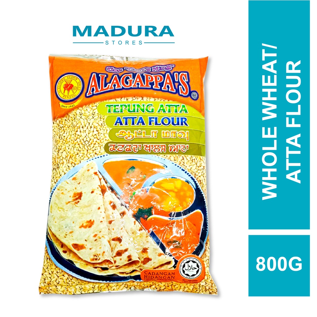 Alagappa's Whole Wheat/Atta Flour 800g | Shopee Malaysia