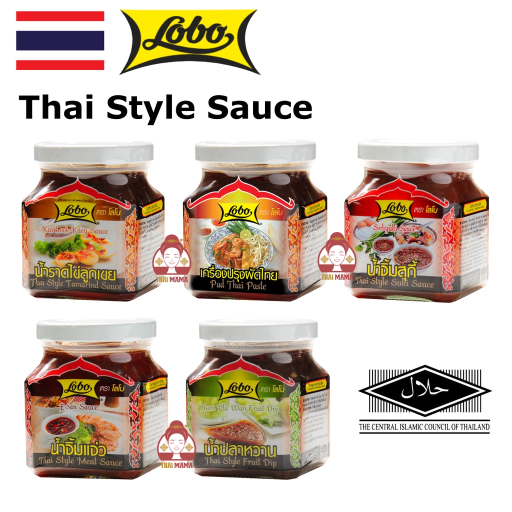 Lobo / Globo Thai Style Sauce (Pad Thai Paste New/ Fruit Dip / Suki ...