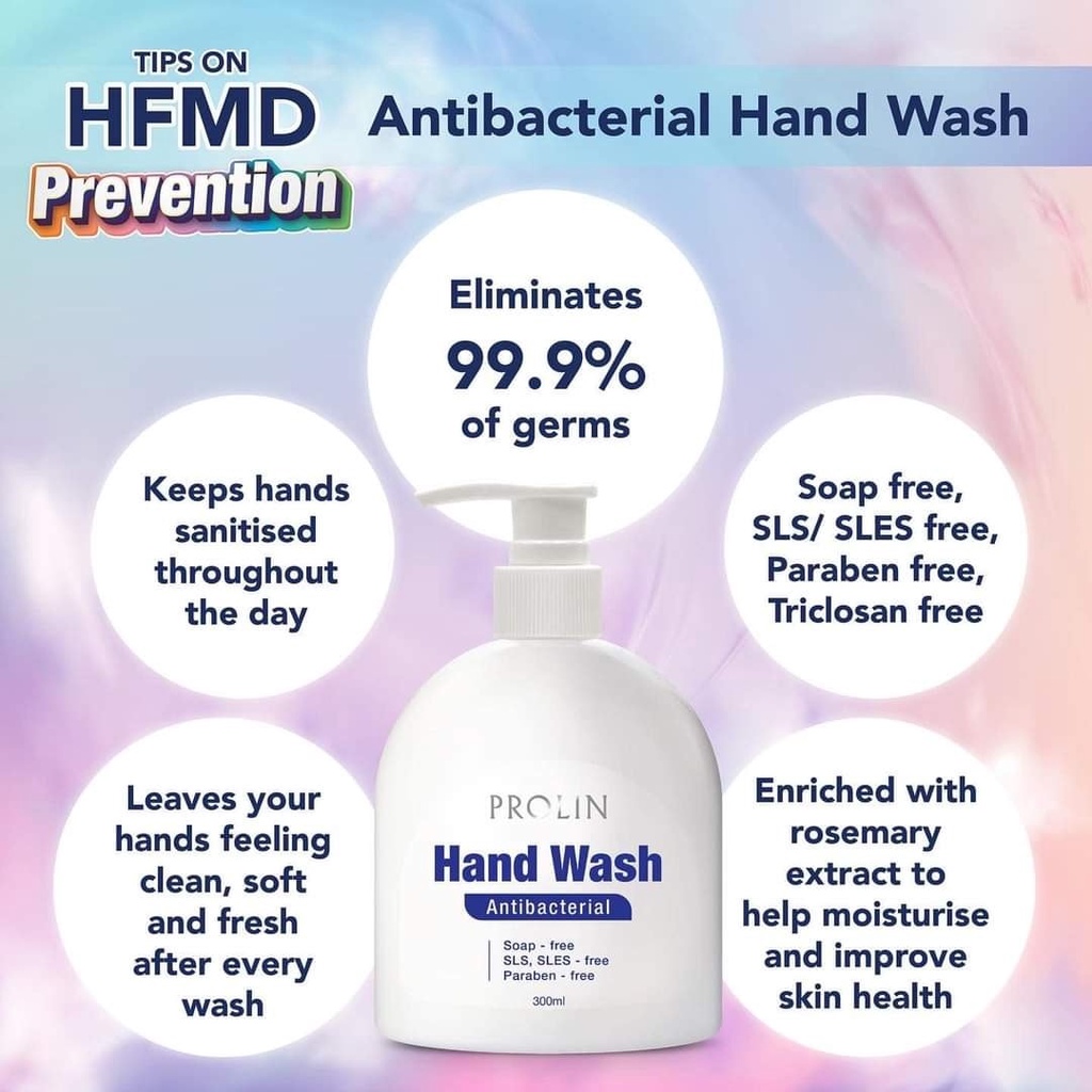 Cosway Prolin Antibacterial Hand Wash (300ml) | Shopee Malaysia