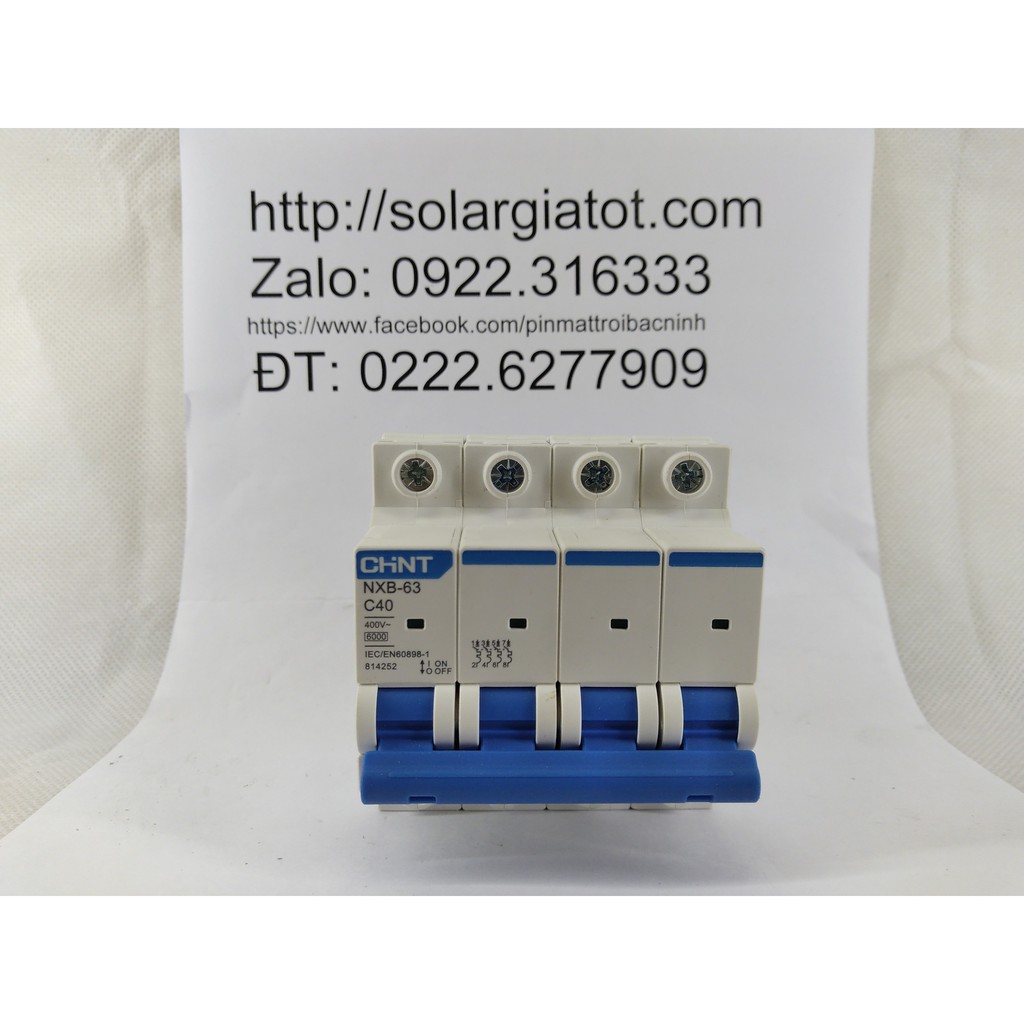 Aptomat MCB Type 6kA – 4P (4 Phase) CHINT NXB-63 40A | Shopee Malaysia