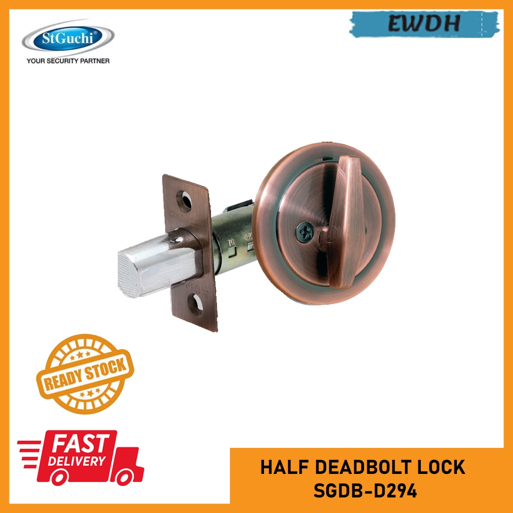 ST GUCHI SGDB-D294 AC ONE-SIDED THUMBTURN HALF DEADBOLT LOCK ORIGINAL ...