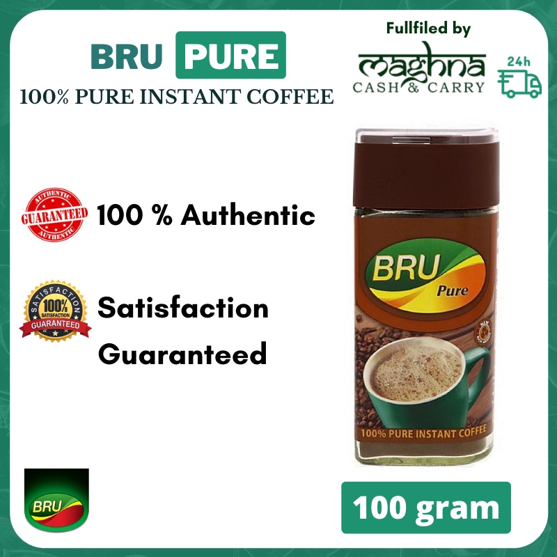 Bru Pure Instant Coffee 100g (100% Pure Coffee) | Shopee Malaysia