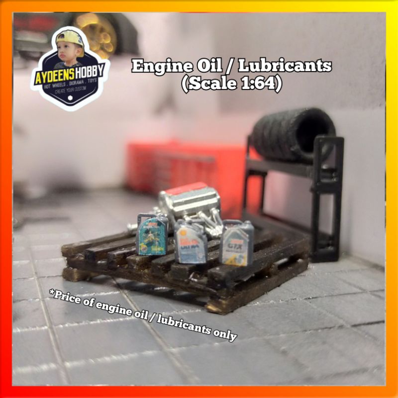 1/64 ENGINE OIL LUBRICANT MINIATURE SET (3 PIECES) | Shopee Malaysia