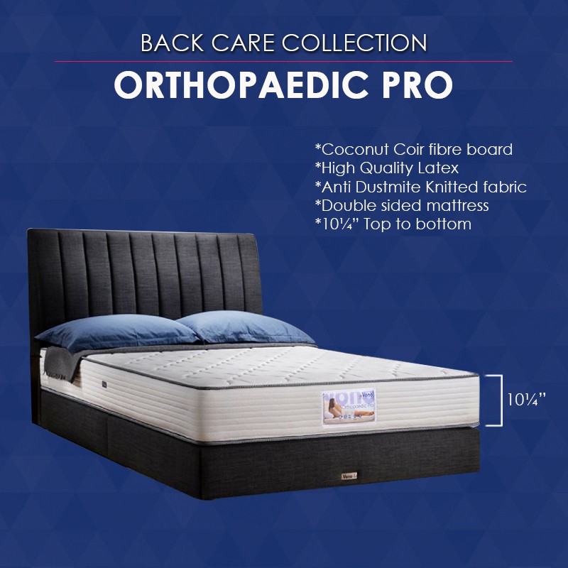 Vono Orthopaedic Pro Mattress (FREE DELIVERY) + Pillows + Mattress ...