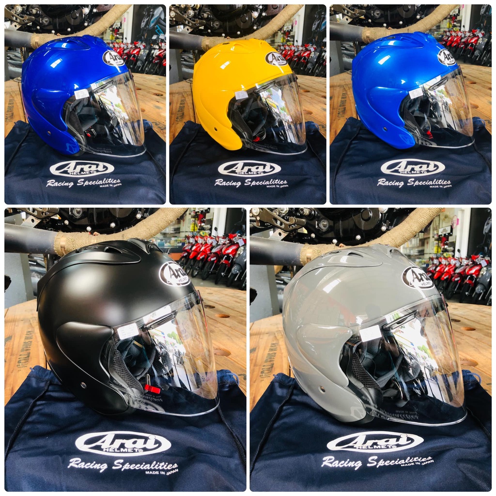Arai RAM 4 Plain Colour With Helmet Beg Sirim Approved | Shopee Malaysia