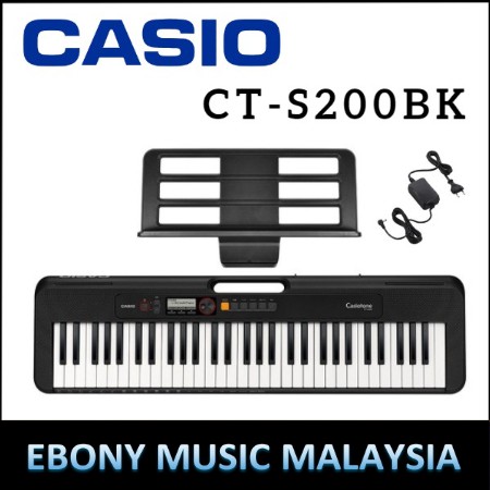Casio CT-S200BK Casiotone Keyboard (CTS200 / CTS 200) | Shopee Malaysia