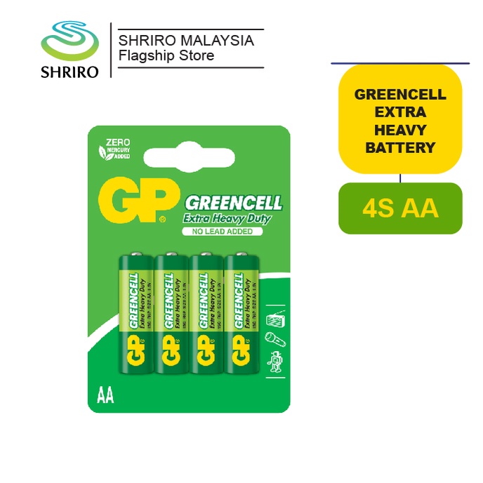 GP Greencell Extra Heavy Duty AA (4's) | Shopee Malaysia