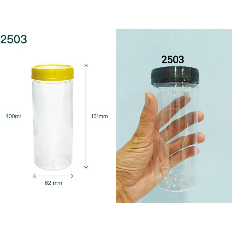 (SAIZ KECIL)Balang Biskut Plastik/Balang Kuih Raya TEBAL🇲🇾 PET ...