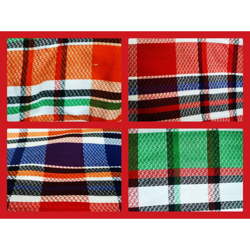 Kain Selimut petak bidang 80" (Width 80" Blanket Fabric) by meter ...