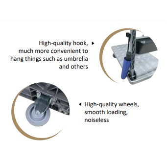 【Free】Heavy Duty Hand Truck / Trolley Foldable Platform Trolley Troli ...