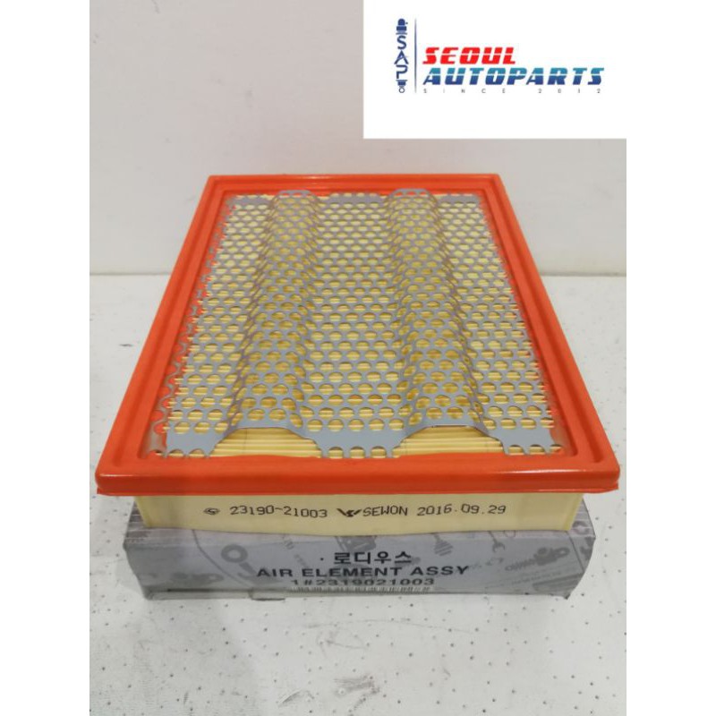 AIR FILTER = Stavic 2.7 / Kyron 2.7 / Actyon #2319009001 | Shopee Malaysia