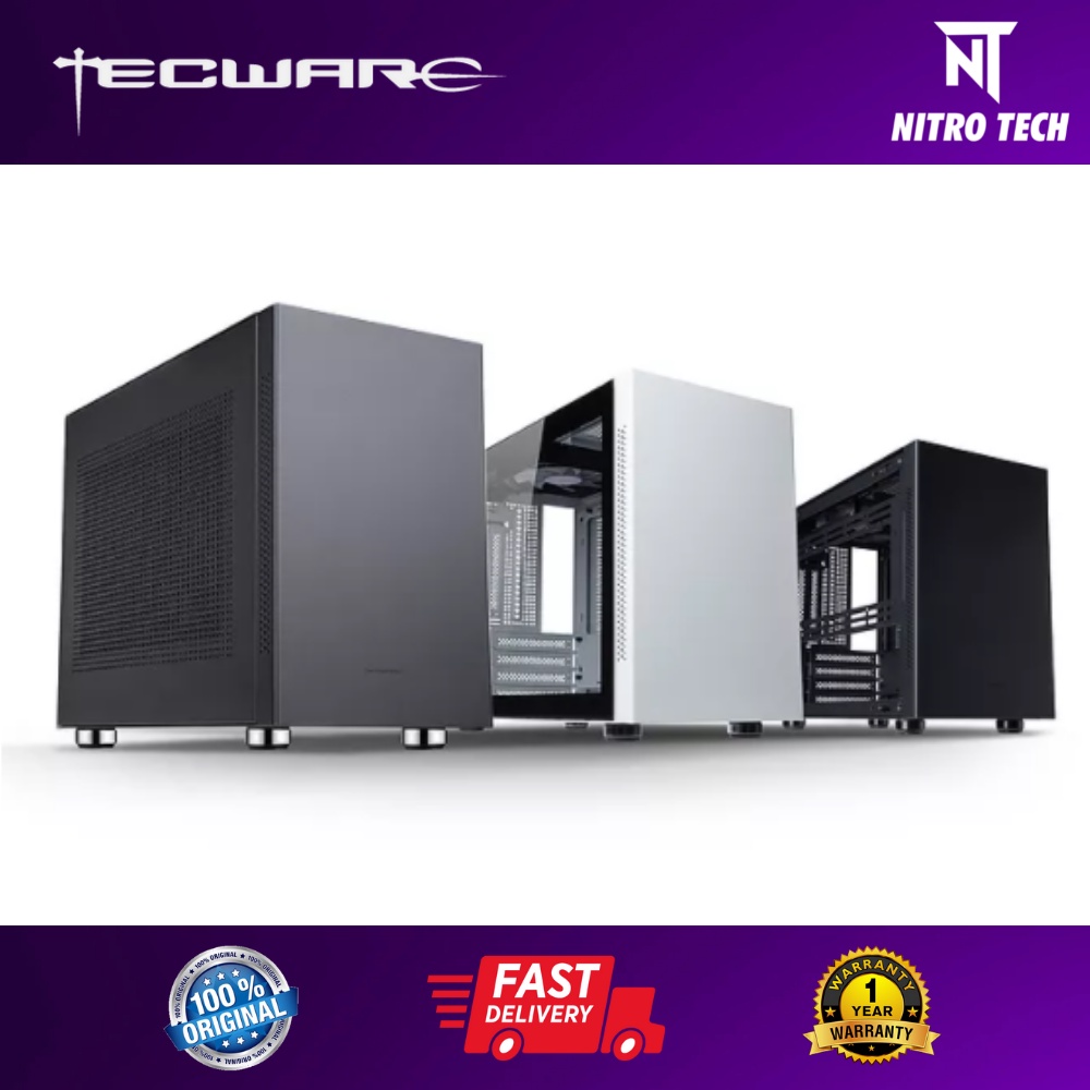 Tecware Fusion Steel mATX Hybrid SFF Chassis PC Desktop Casing | Shopee ...