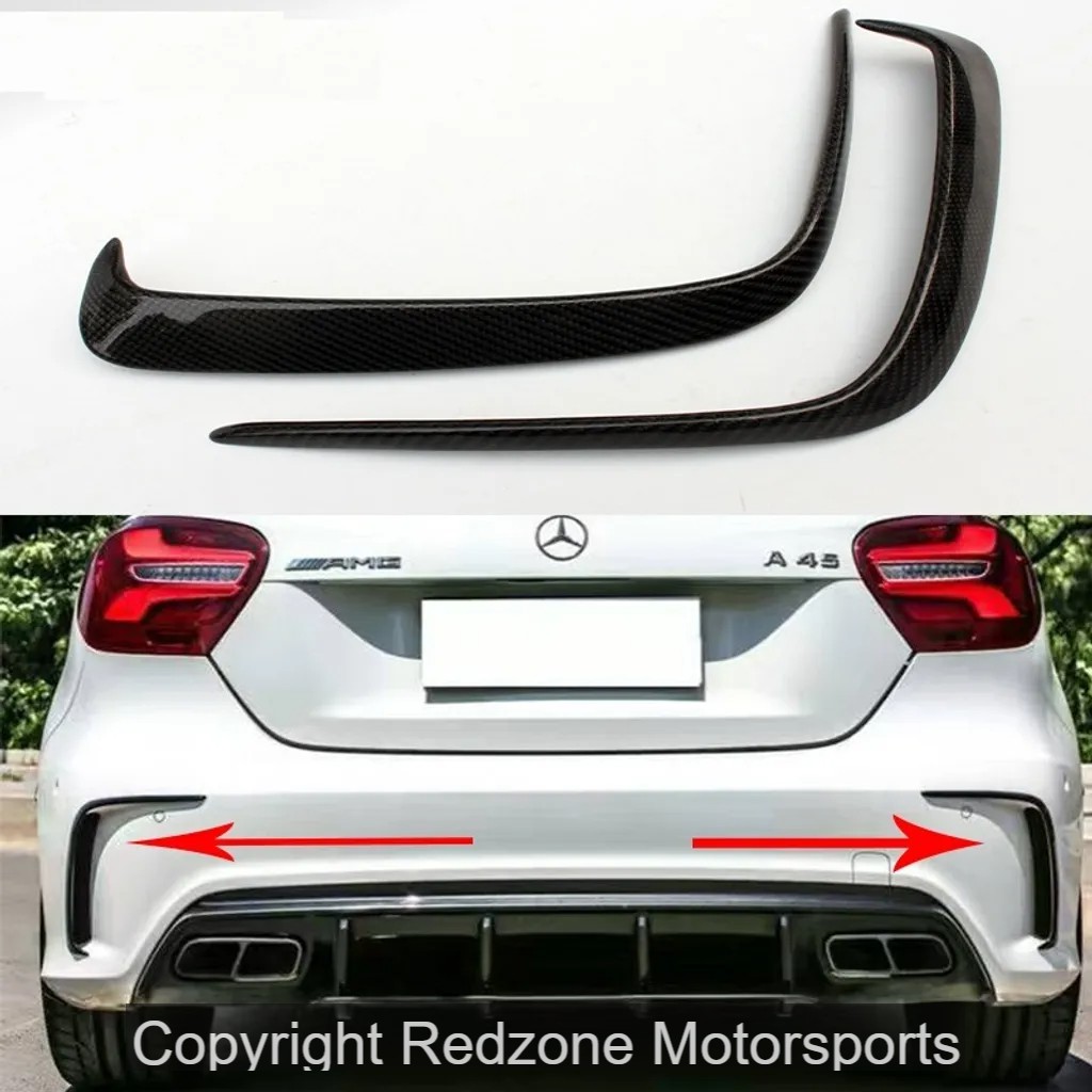 Mercedes benz W176 A45 AMG Rear Bumper Canard set | Shopee Malaysia