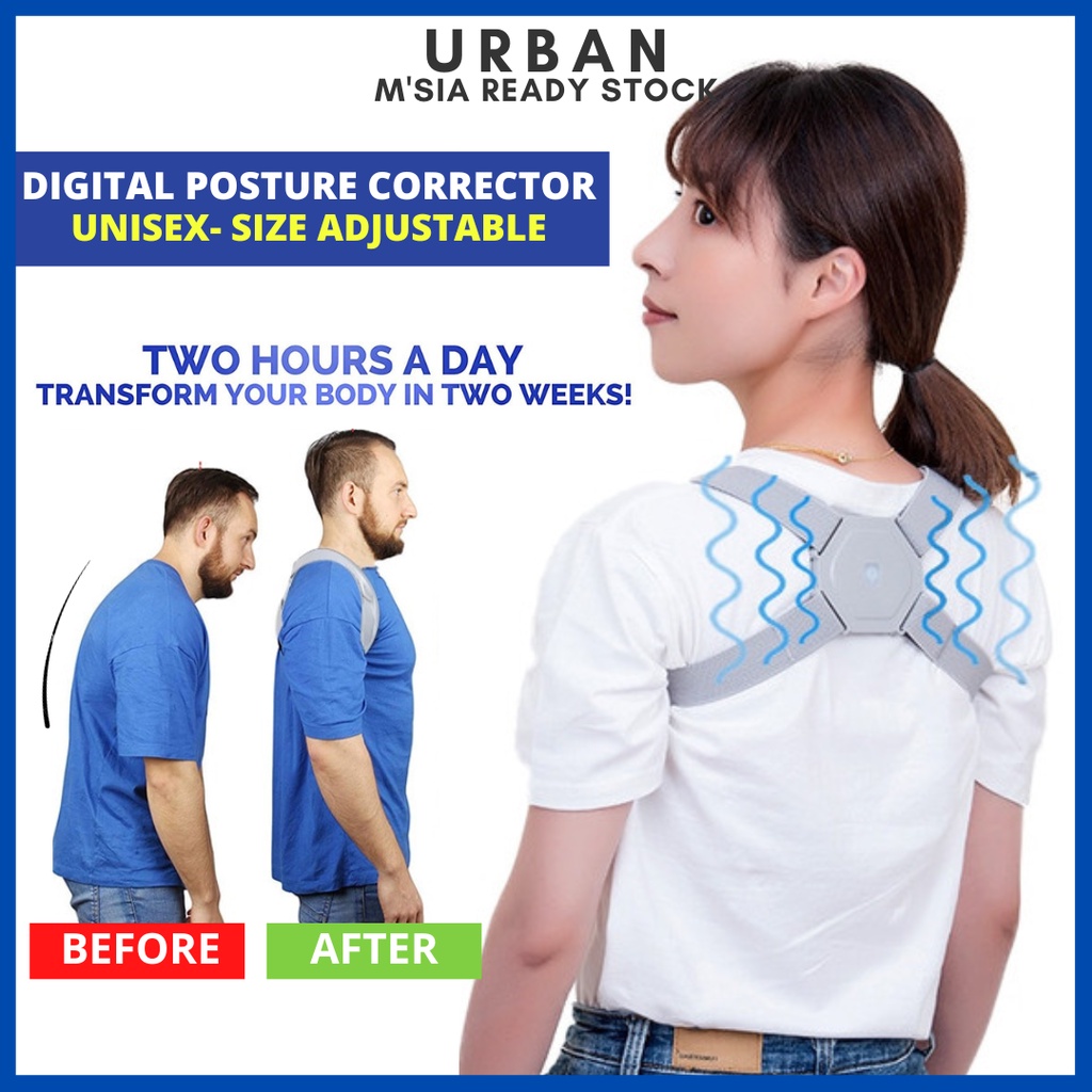 Posture Corrector Back Support Tulang Belakang Vest Body Correct Spine ...
