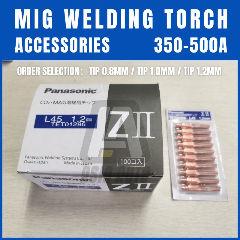Panasonic 350A 500A MIG Welding Torch Consumables | Nozzle | Insulator ...
