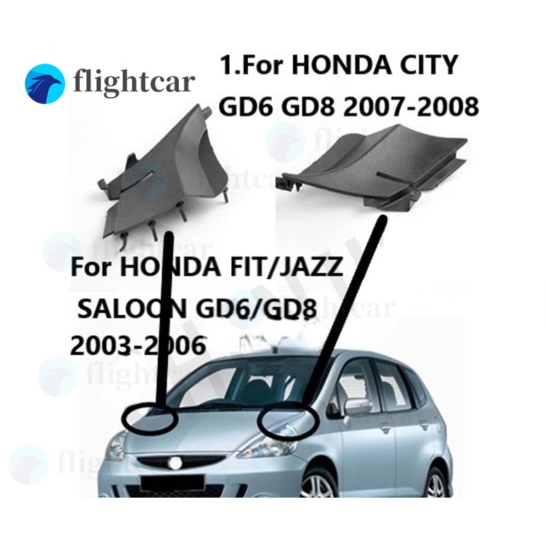 (FT) cod for Engine Hood Hinge Cover Cap For HONDA CITY 2007 2008 FIT ...