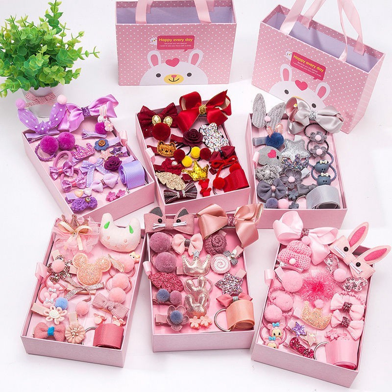 18pcs/set Children's Hair Clip Set Girl's Headwear Cute Baby Hair Clips ...
