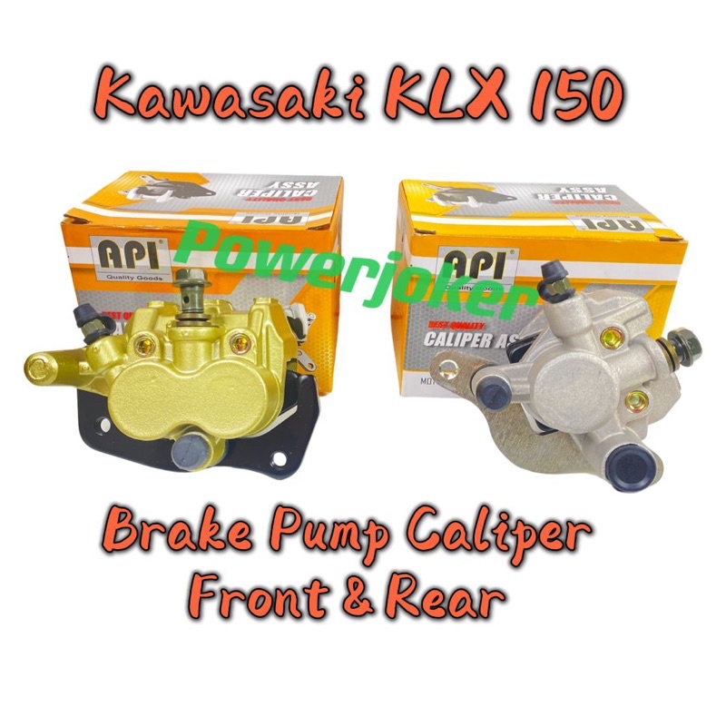 Kawasaki KLX 150 KLX150 (Front/Rear/Depan/Belakang)Brake pump Caliper ...
