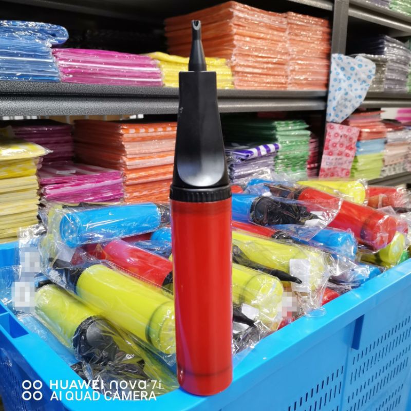 [MEOW] Pam Angin Tangan Belon Corong Tajam Flat Plastik / Balloon Hand ...