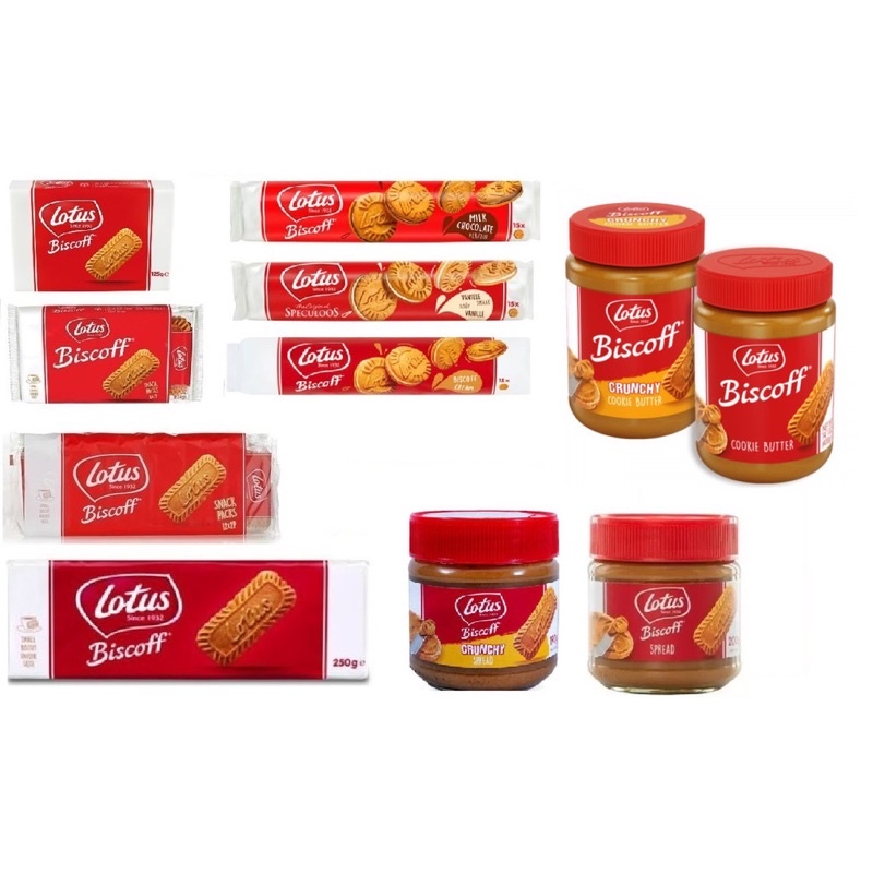 Lotus Biscoff 124gSP/125g/156gSP/186gSP/250g/Milk Choc/Vanilla/Biscoff ...