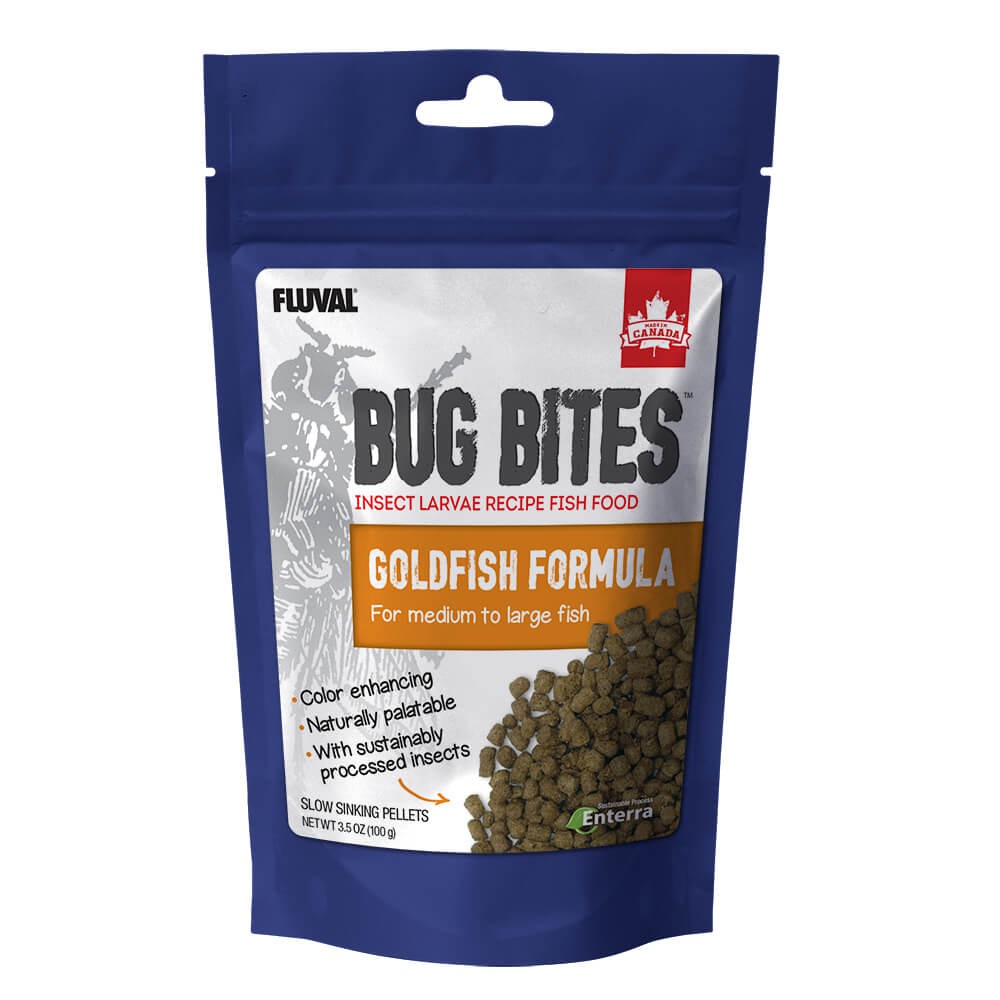 BB01/2023 Bug Bites Goldfish Formula Pellets M-L 100 g gold fish food ...