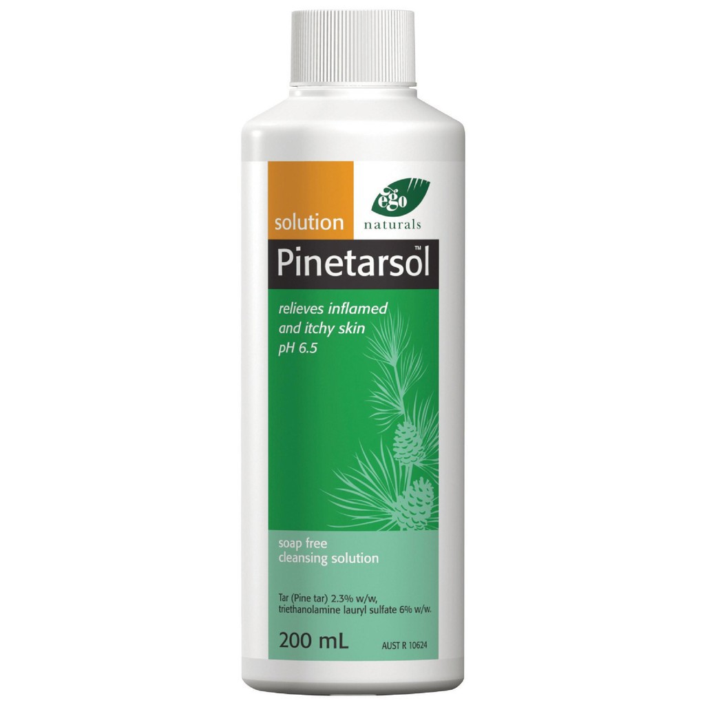 Pinetarsol Solution (200ml) (Relieves inflamed & itchy skin/ pH 6.5 ...