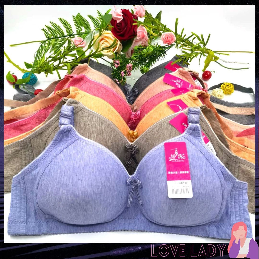 Bra Plus Size Women C/D Cup Full Cup Bra 36~40 Baju Dalam Wanita Coli ...
