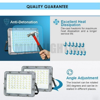 MEGAMAN LED Flood Light 10w 30w 50w 100w 150w 200w IP65 Floodlight ...